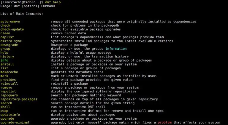 26 DNF Command Examples in Fedora / CentOS / RHEL 26 DNF Command Examples in Fedora / CentOS / RHEL