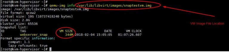 Create KVM Virtual Machine Snapshot with Virsh Command Create KVM Virtual Machine Snapshot with Virsh Command