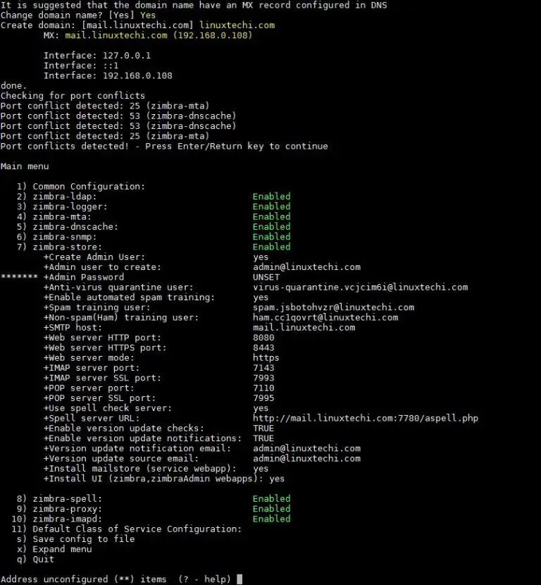 How To Install Open Source Zimbra Mail Server Zcs 8810 On Centos 7