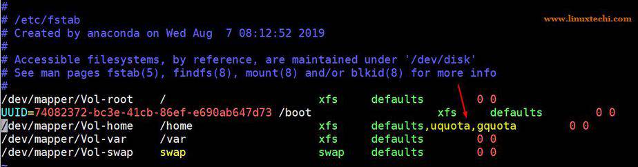 How To Setup Disk Quota On Xfs File System In Linux Servers