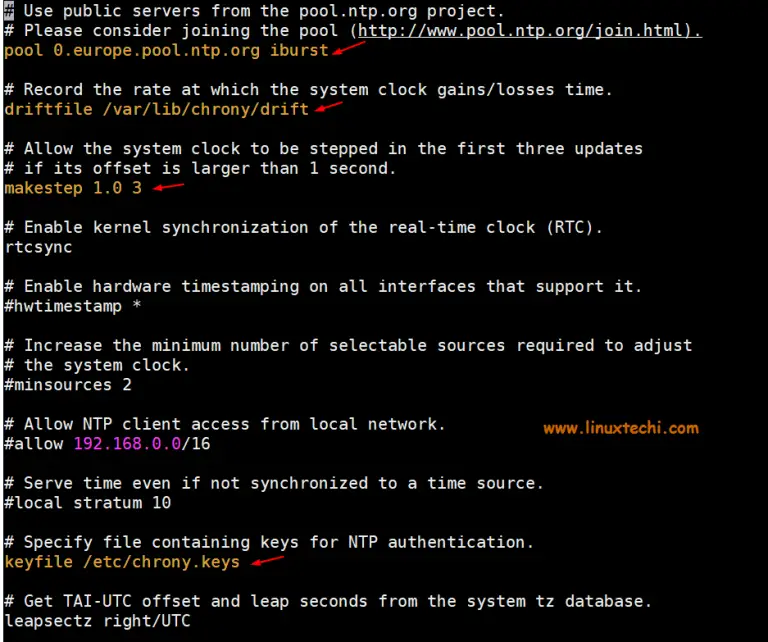 How To Sync Time In Linux Server Using Chrony