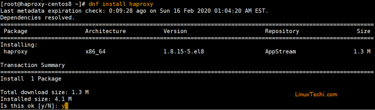 How To Install And Configure Haproxy On Centos 8 Rhel 8 