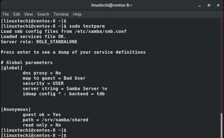 How To Install And Configure Samba On Centos 8