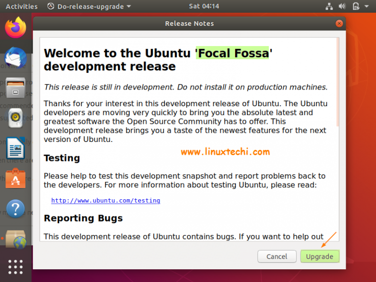 How To Upgrade Ubuntu 18 04 Lts To Ubuntu 20 04 Lts
