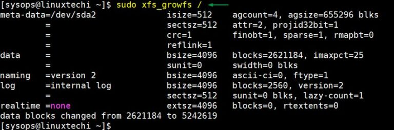 How To Extend Xfs Root Partition Without Lvm In Linux